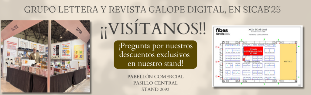 ¡YA PUEDES VISITAR EL STAND LETTERA-GALOPE EN SICAB 2025! - Galope Digital